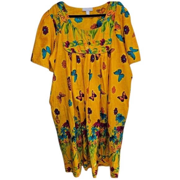 Only Necessities | Intimates & Sleepwear | Moomoo House Dress Vibrant ...